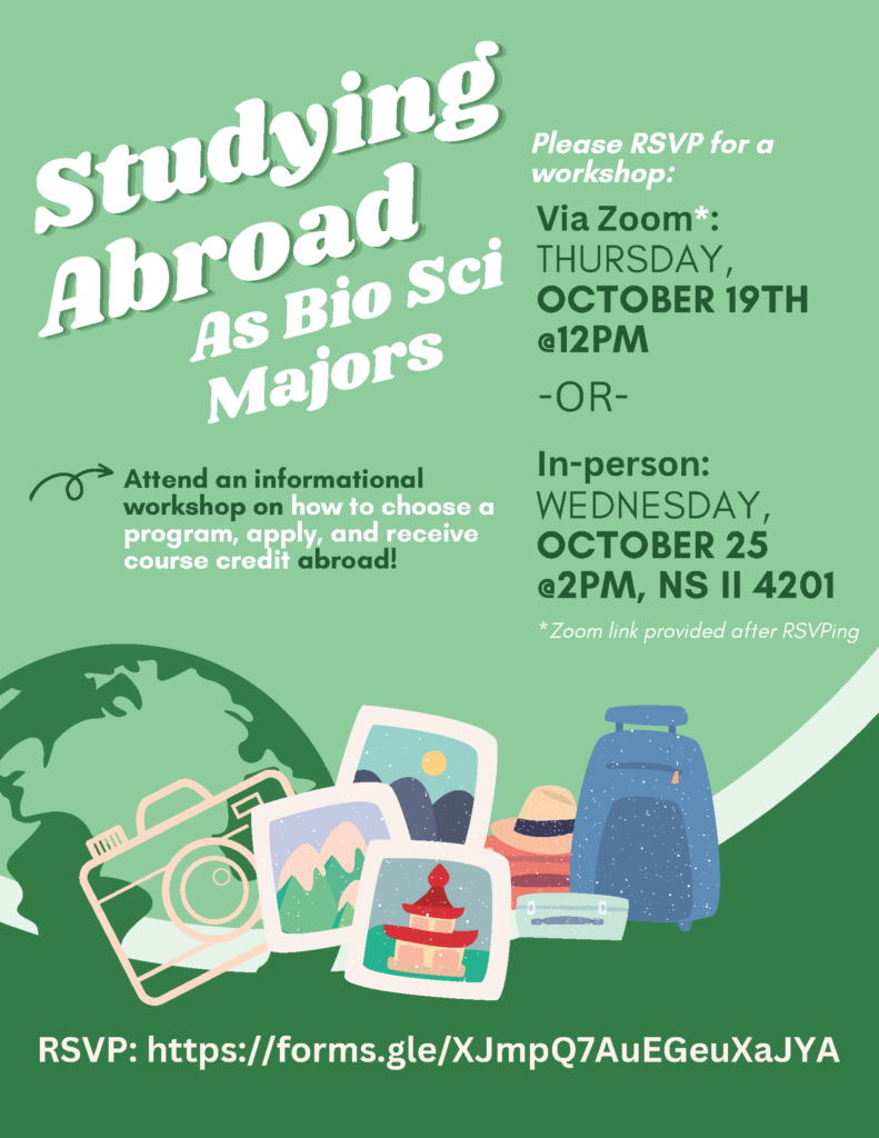 Study abroad – UC Irvine Biological Sciences Undergraduate